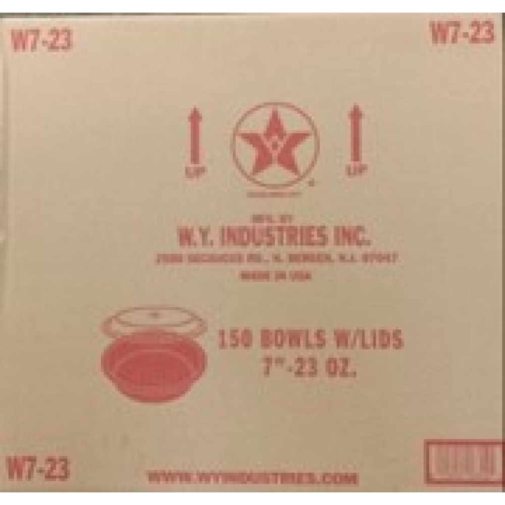Round Mic. Container/23oz (White) (WY)-150/Case