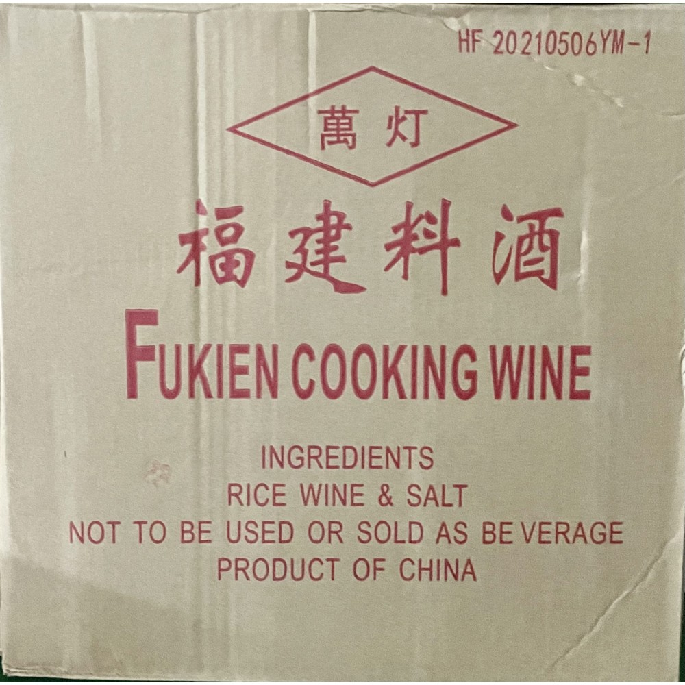 Fukien Cooking Wine (WD)-12x750ML/Case